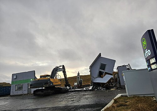 Tað er Rasmus Rasmussen, ið eigur verkstaðin, sum nú fer í søguna - Sandur